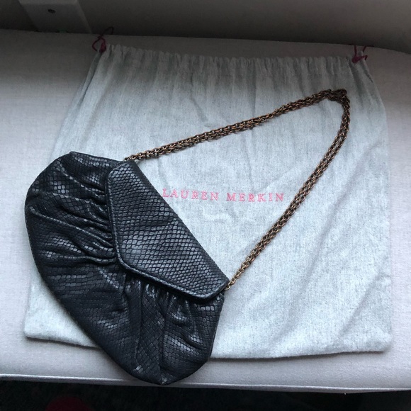 Lauren Merkin | Bags | Lauren Merkin Black Leather Bag | Poshmark